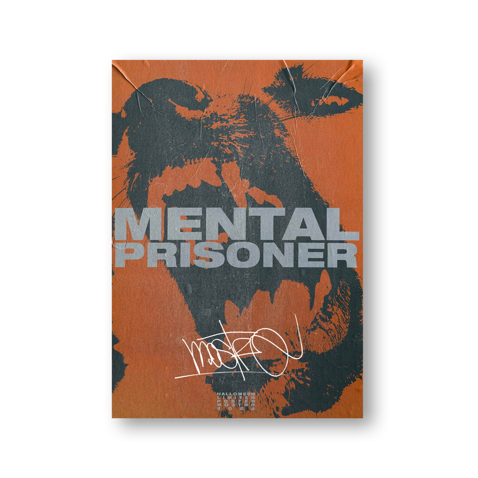 MOSTRO - POSTER MENTAL PRISONER (HALLOWEEN EDITION) - Honiro Store